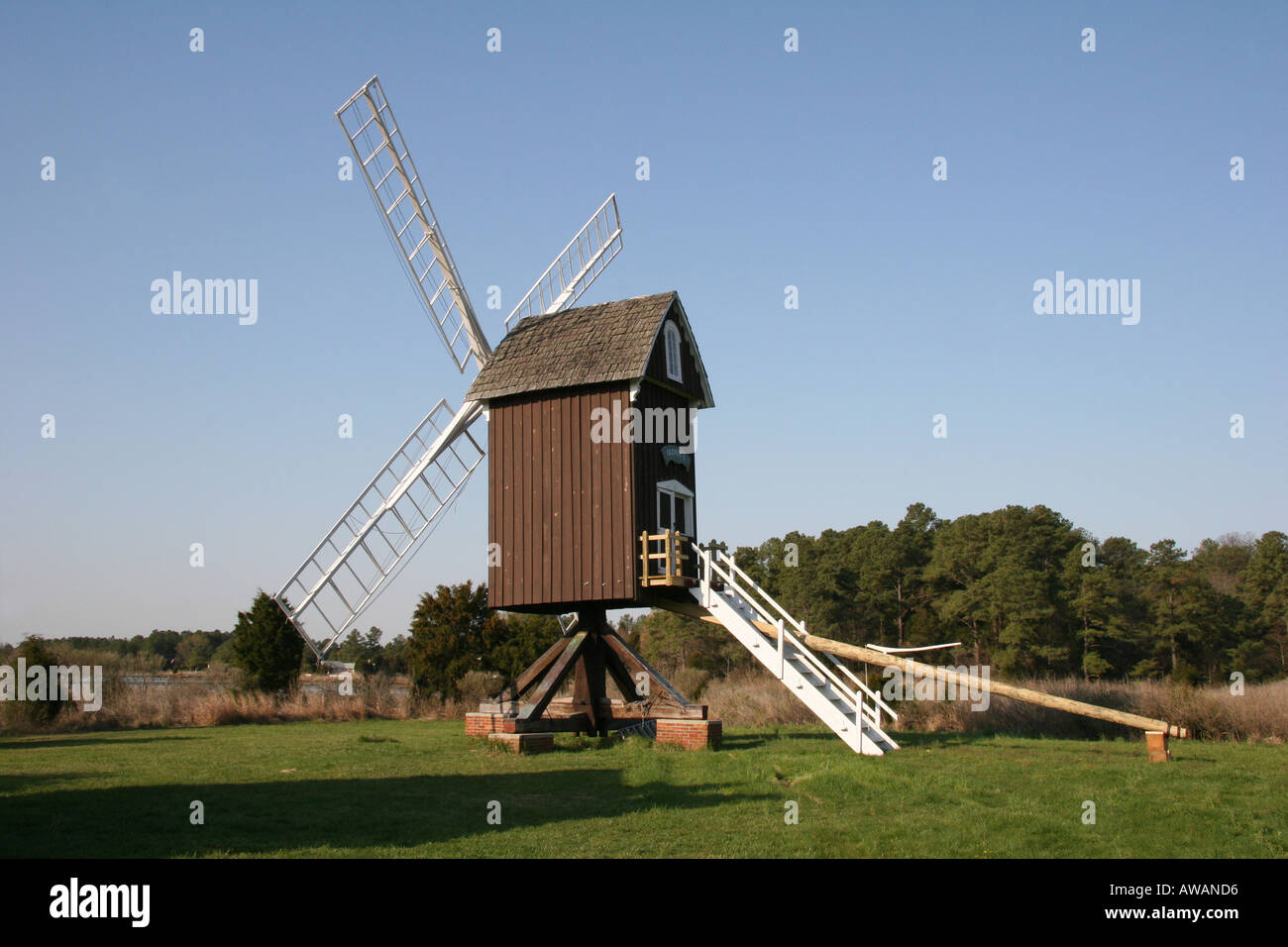 Spocott Windmill Viewed From the North Stock Photo - Alamy