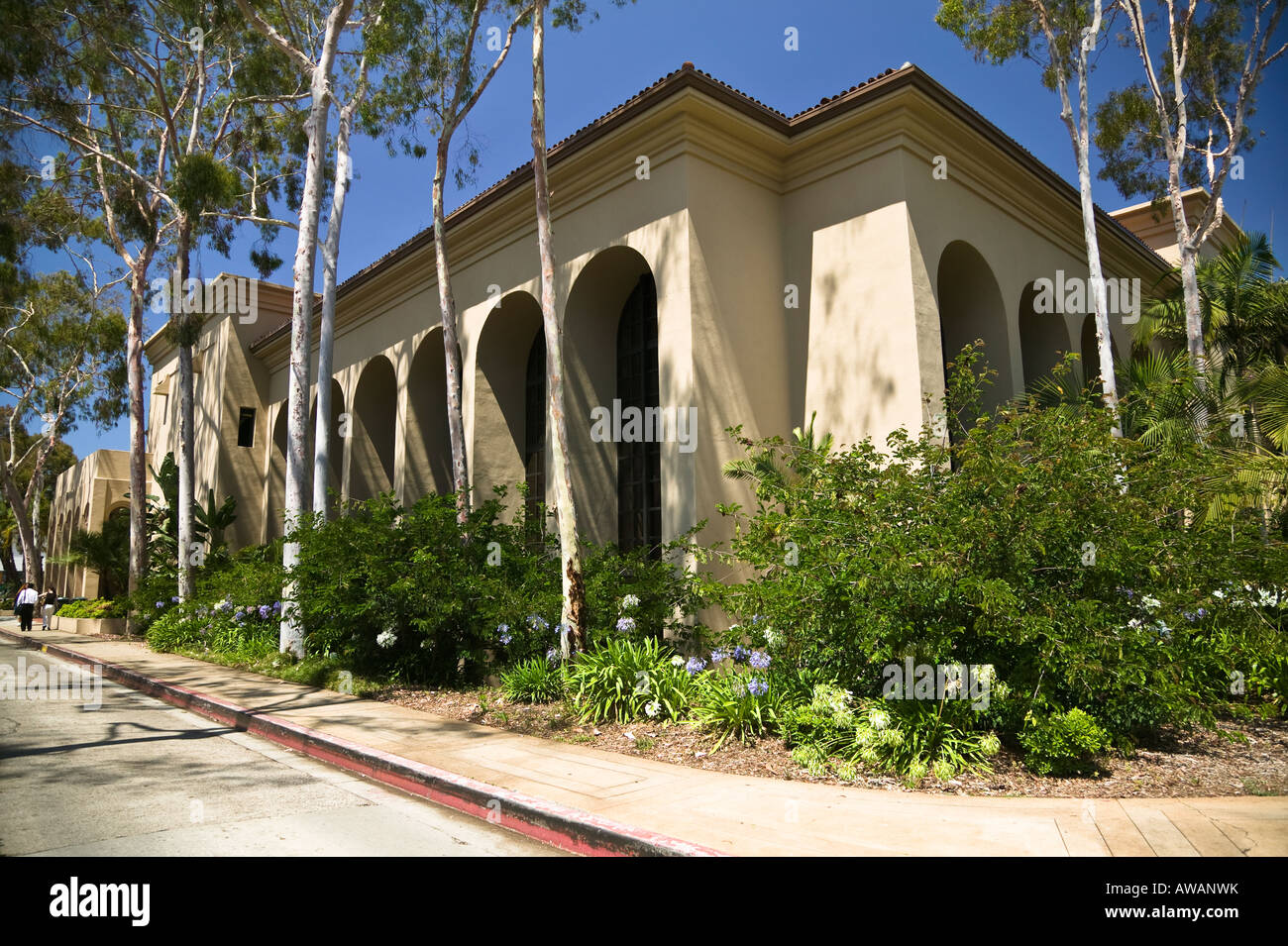 Public Library Santa Barbara, California, USA Stock Photo - Alamy