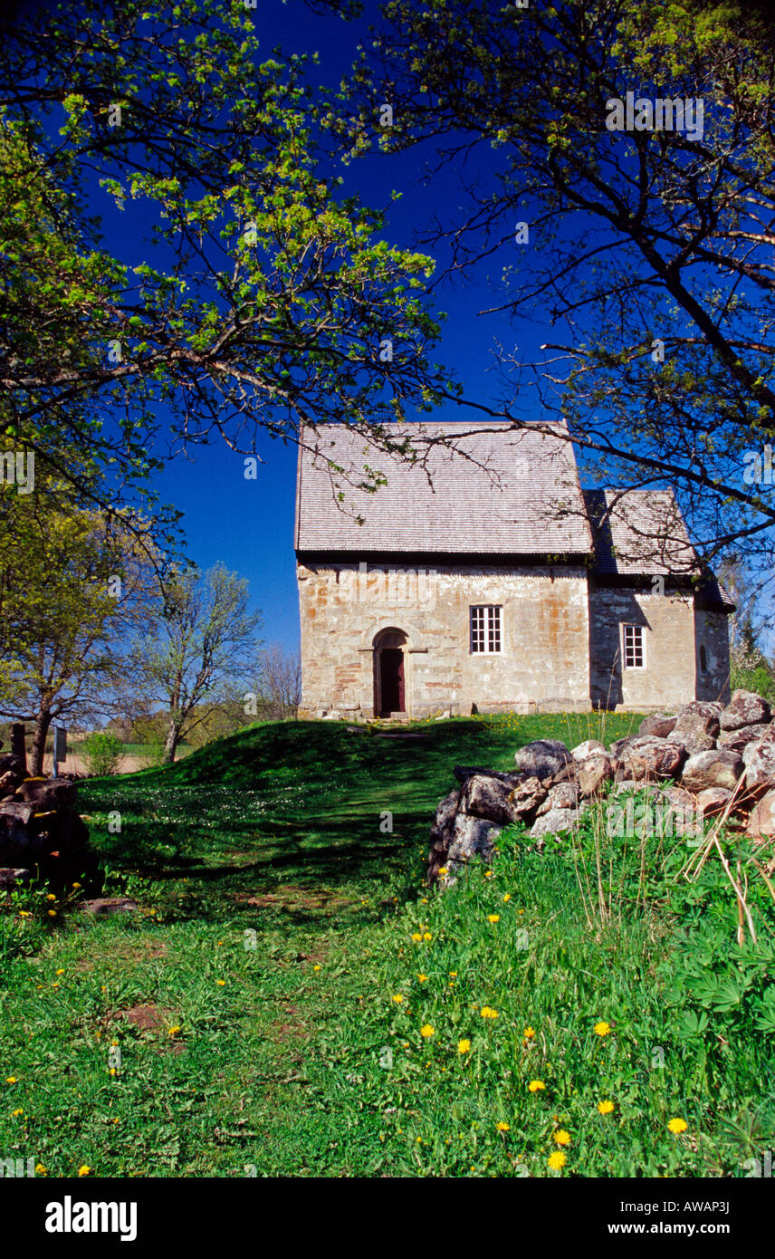 Suntak a old middle ages church from 1100 century Stock Photo - Alamy