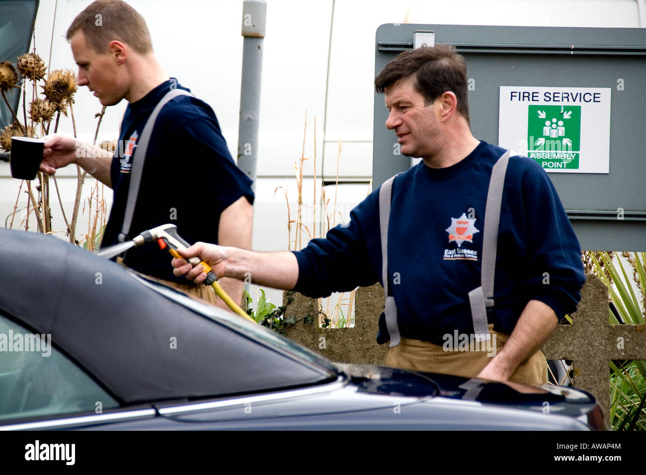 British car washing station hi-res stock photography and images - Alamy