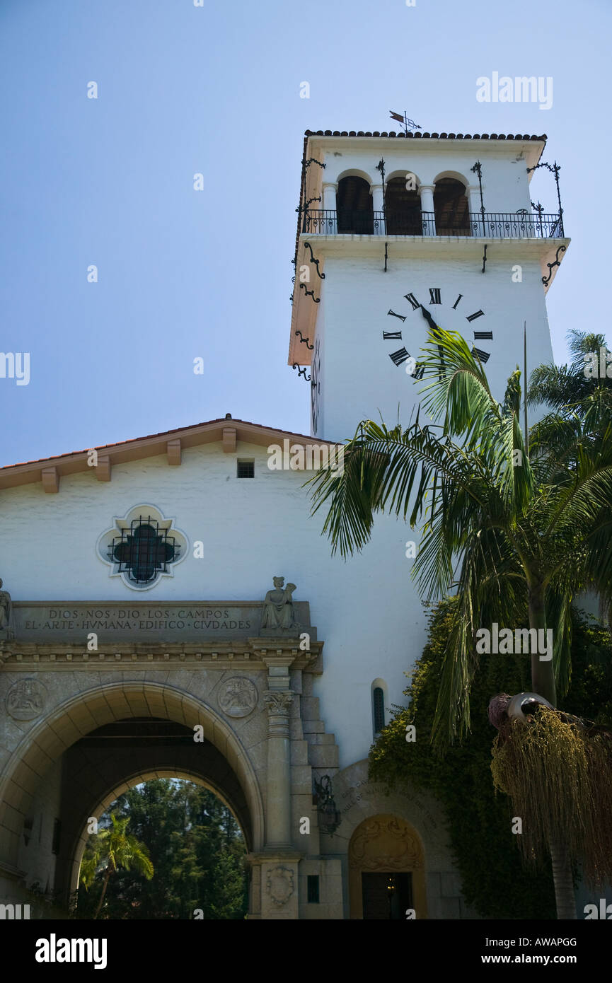 Santa Barbara, County Courthouse, California, USA Stock Photo - Alamy