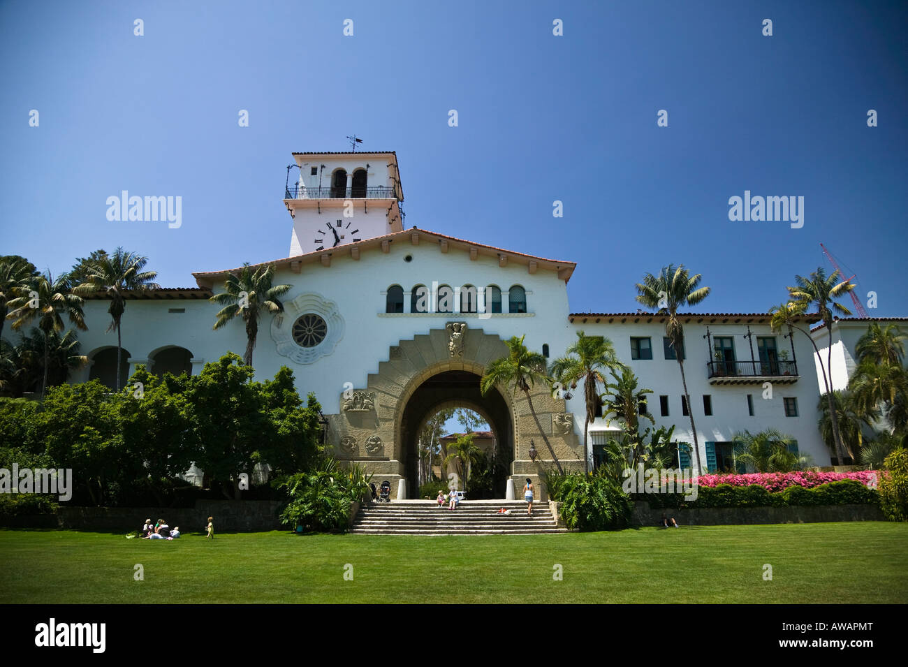 Santa Barbara, County Courthouse, California, USA Stock Photo - Alamy
