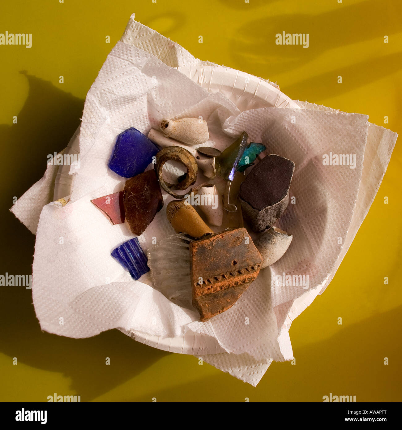 archaeological finds from the foreshore of the thames, london Stock ...