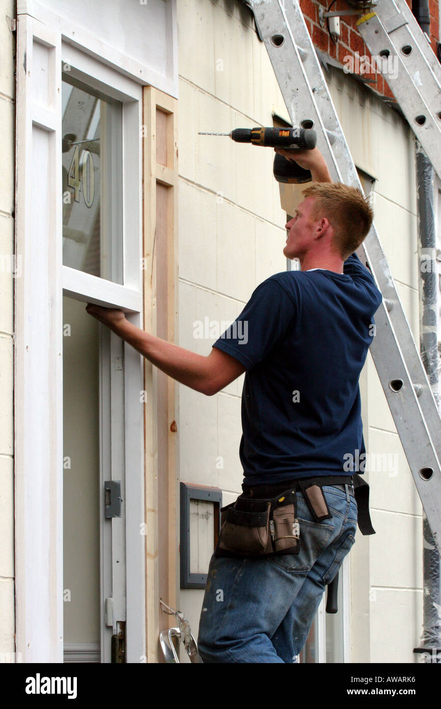 Danny Councell Joiner Stock Photo - Alamy