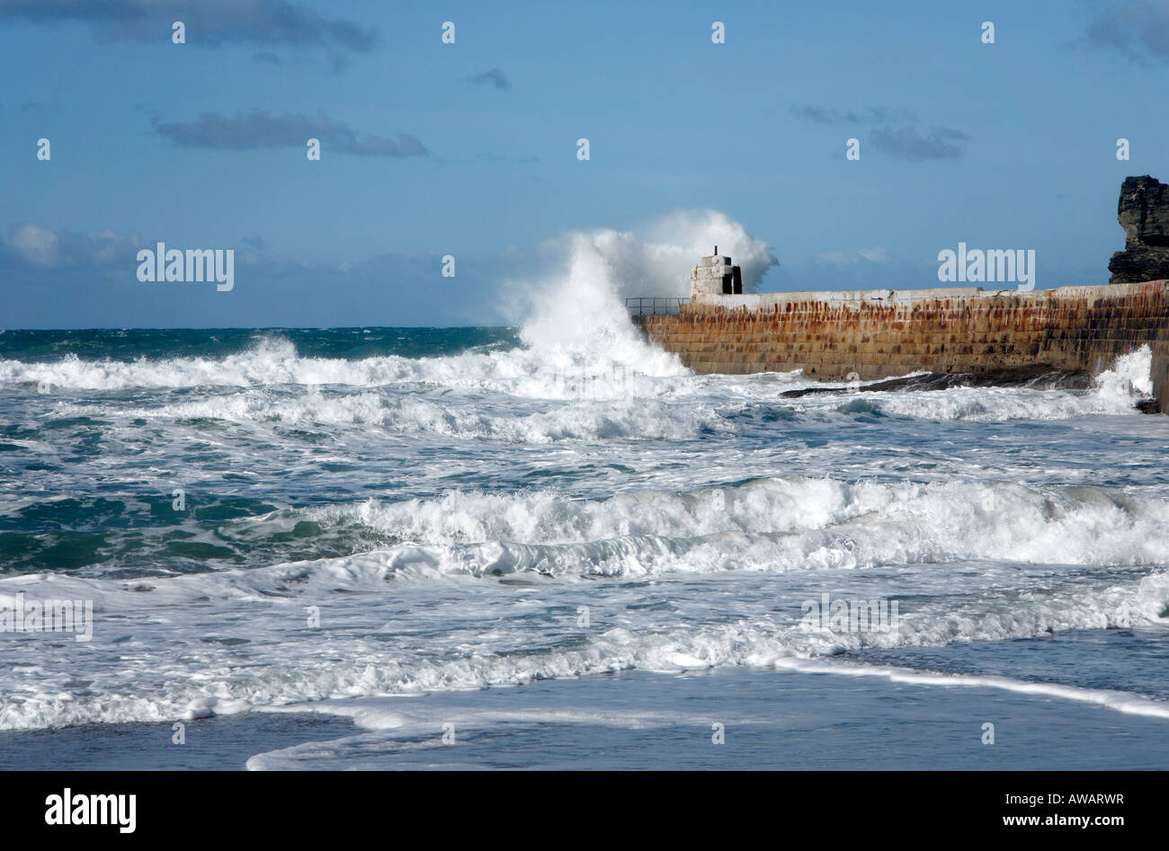 Powerful waves against sea hi-res stock photography and images - Alamy