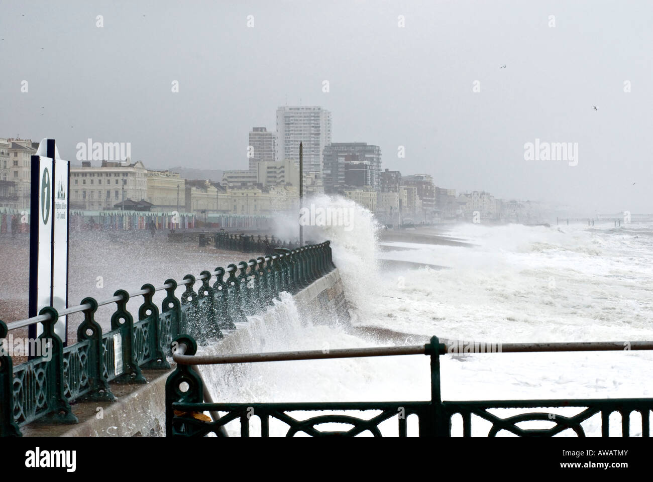 Scene Sea Storm breaking Wave Sea front Stock Photo - Alamy