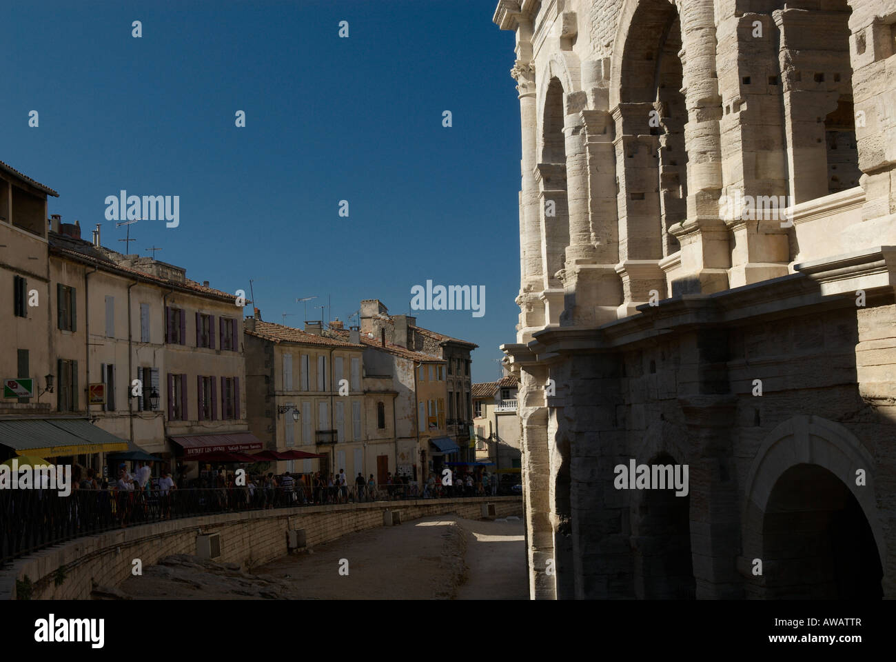 amphitheatre arles provence france Stock Photo - Alamy