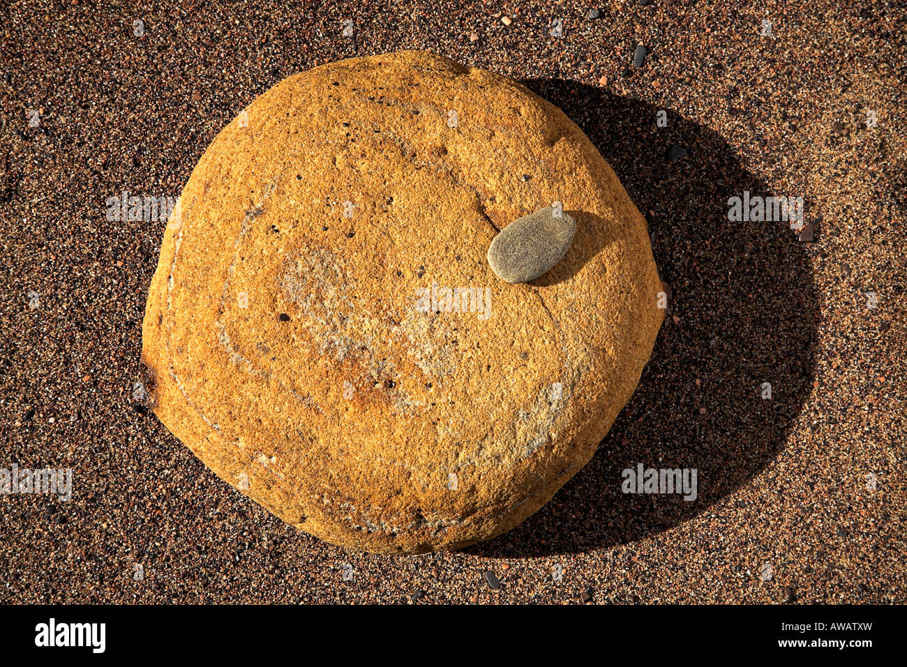 Large rocks on sand hi-res stock photography and images - Alamy