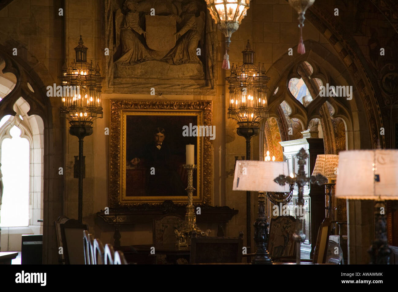 Inside hurst castle hi-res stock photography and images - Alamy