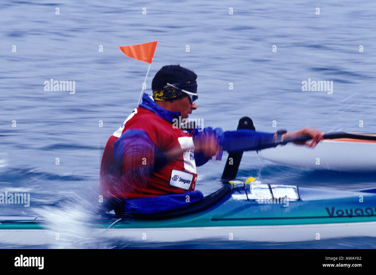 Adventure racing Nathan Faavae team Seagate Stock Photo - Alamy