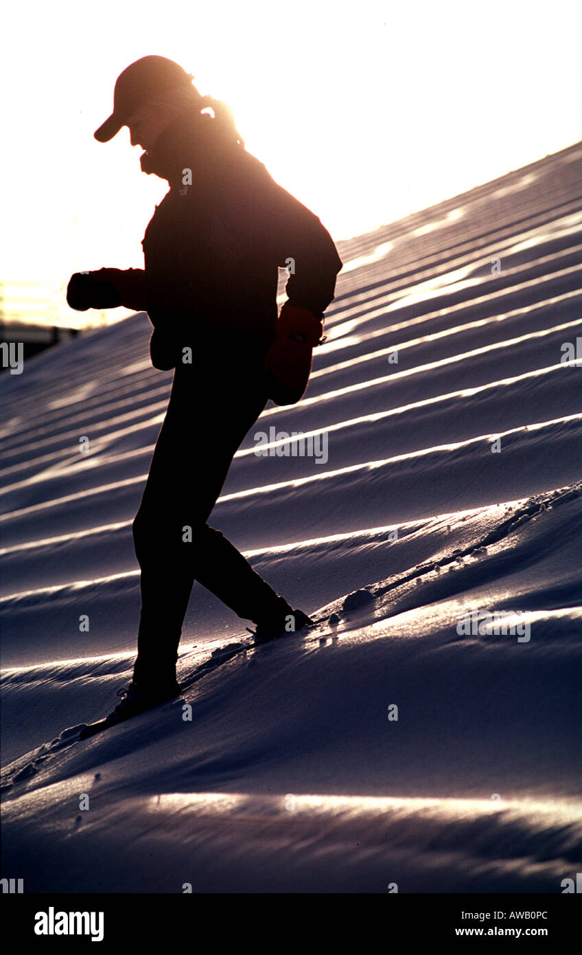 Winter running steps hi-res stock photography and images - Alamy