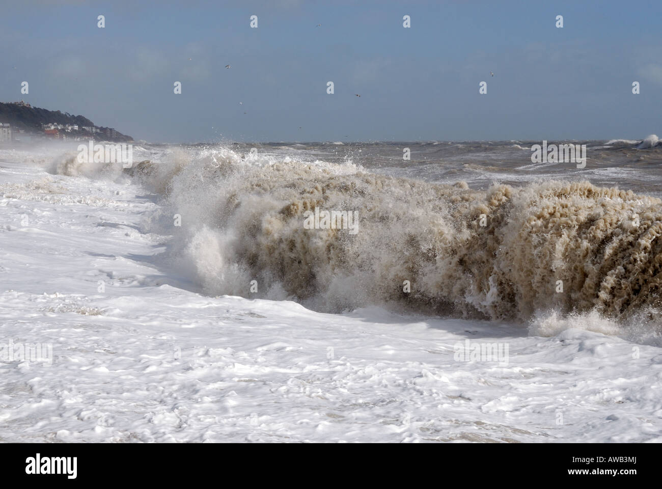 Sandgate beach near folkstone kent Stock Photo - Alamy