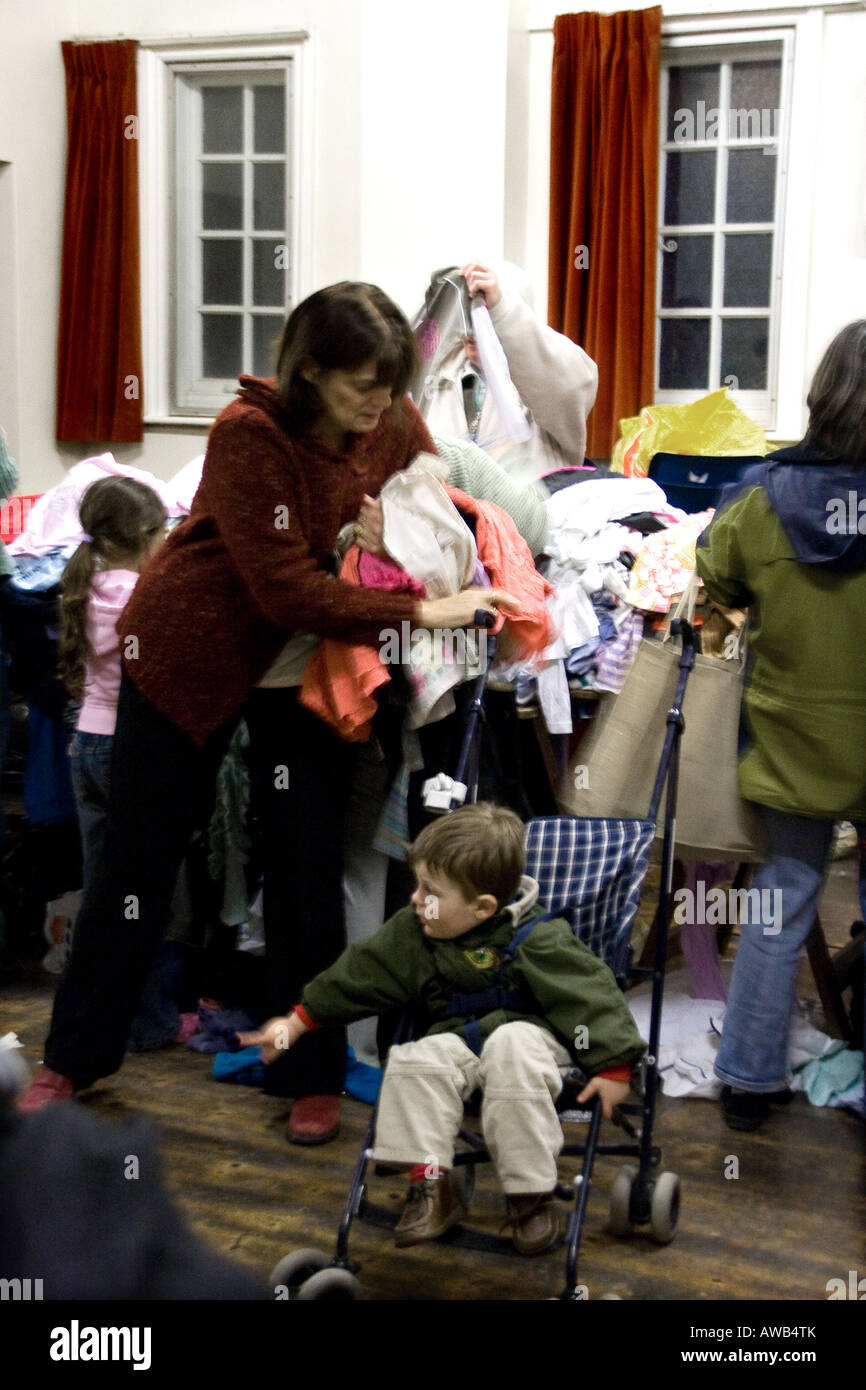 Jumble sale clothes hi-res stock photography and images - Alamy