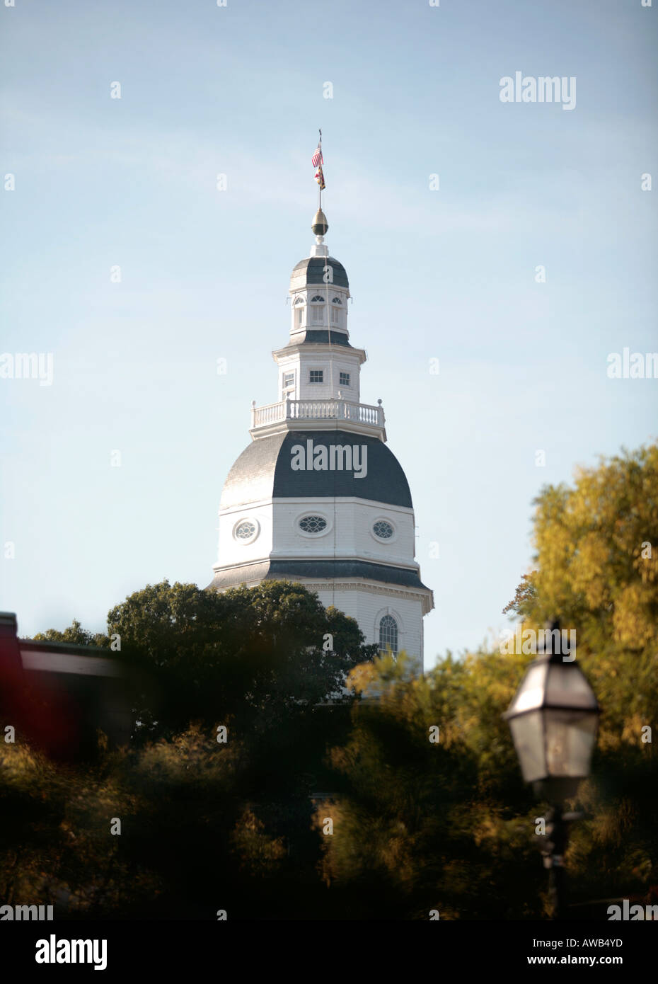 11102006 View of the Maryland State House in Annapolis Maryland ...