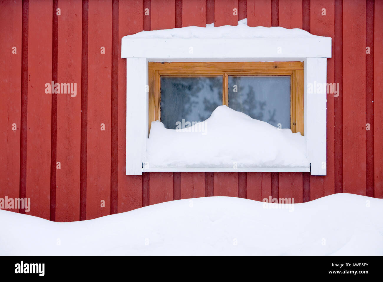 A well insulated house in Saariselka Northern Finland Stock Photo - Alamy