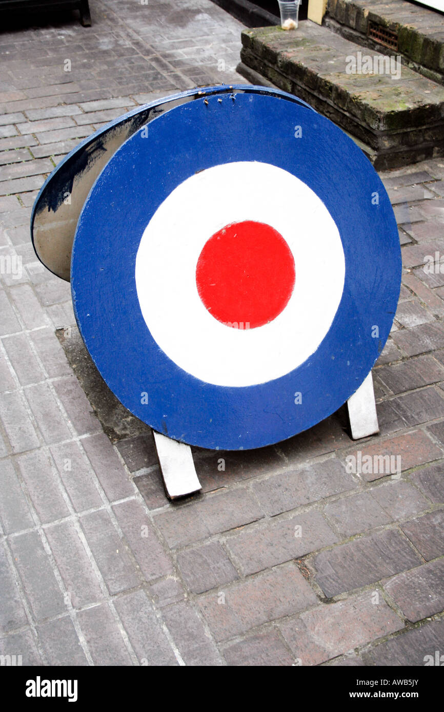 Mod Target Sign, Carnaby, London, England, United Kingdom Stock Photo ...