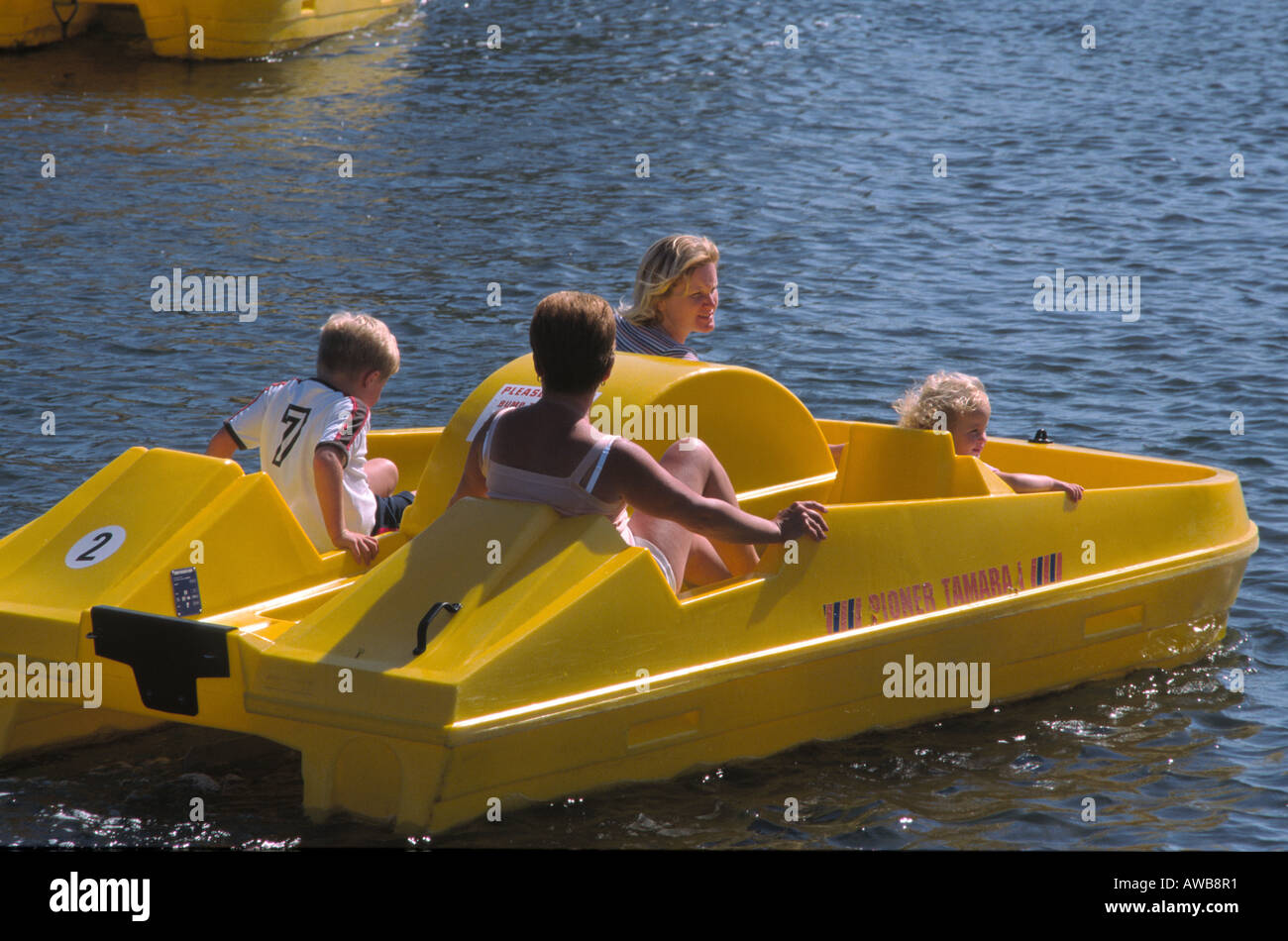 Oyster pond boating lake littlehampton hi-res stock photography and ...