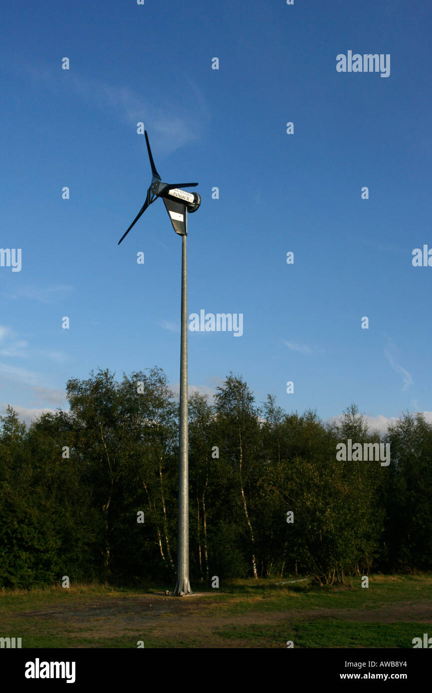 Wind turbine Warwickshire England UK Stock Photo - Alamy