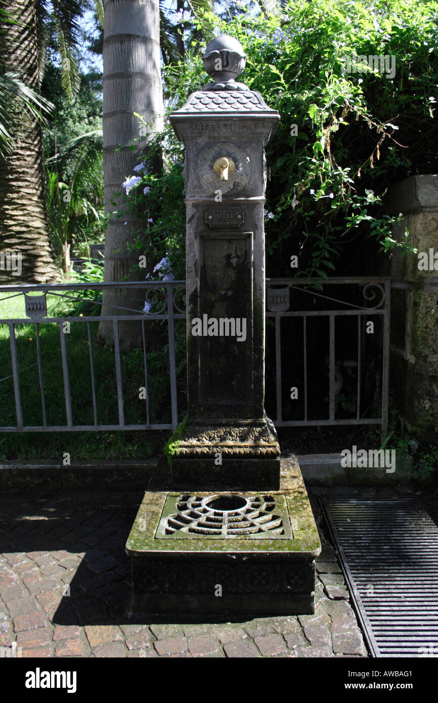 Public water tap, Sorrento, Italy Stock Photo - Alamy