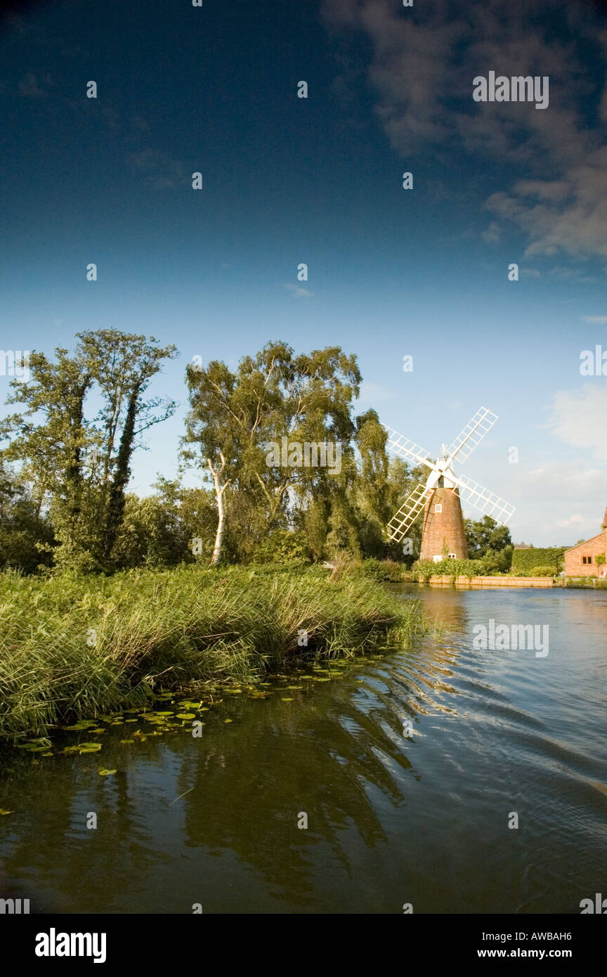 Hunsett Mill on the Norfolk Broads, UK Stock Photo - Alamy