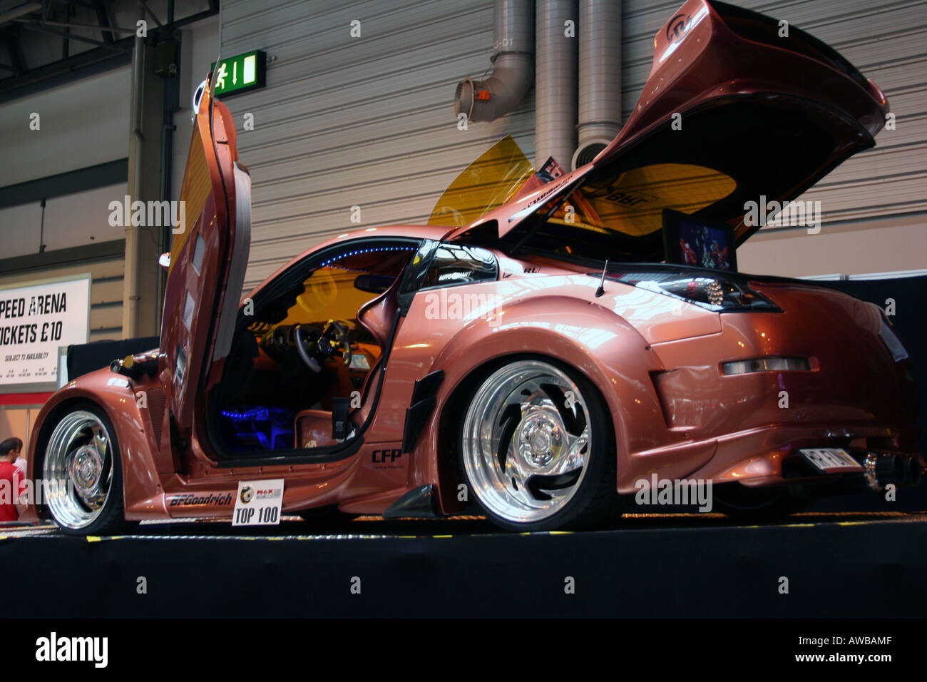 Nissan 350Z on display at the Max Power Live show 2006 Stock Photo - Alamy