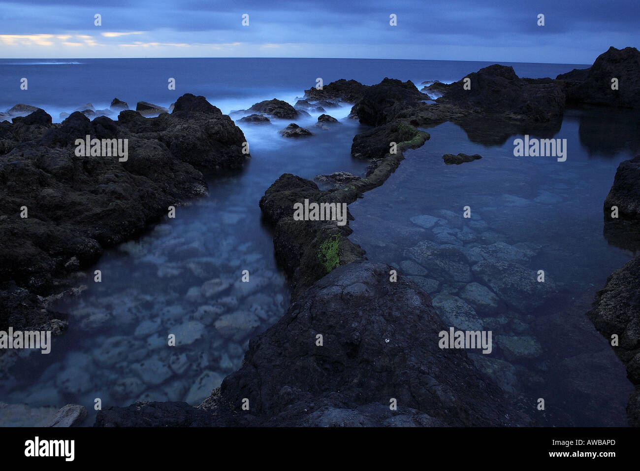 Rock pools Garachico Tenerife Canarian Islands Spain Stock Photo - Alamy