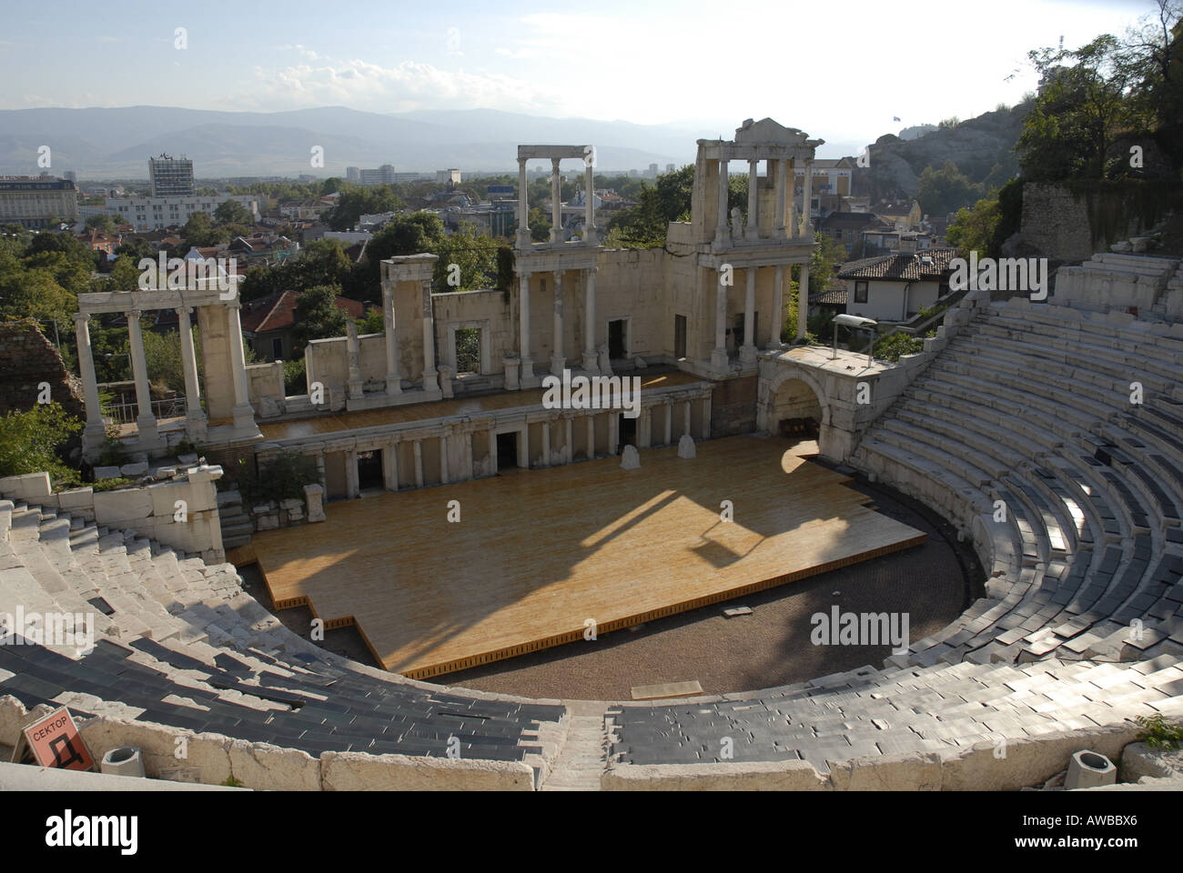 Plovdiv roman amphitheatre hi-res stock photography and images - Alamy