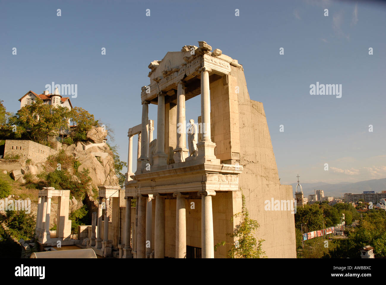Roman Amphitheatre, Plovdiv, Bulgaria, Sept 2006 Stock Photo - Alamy