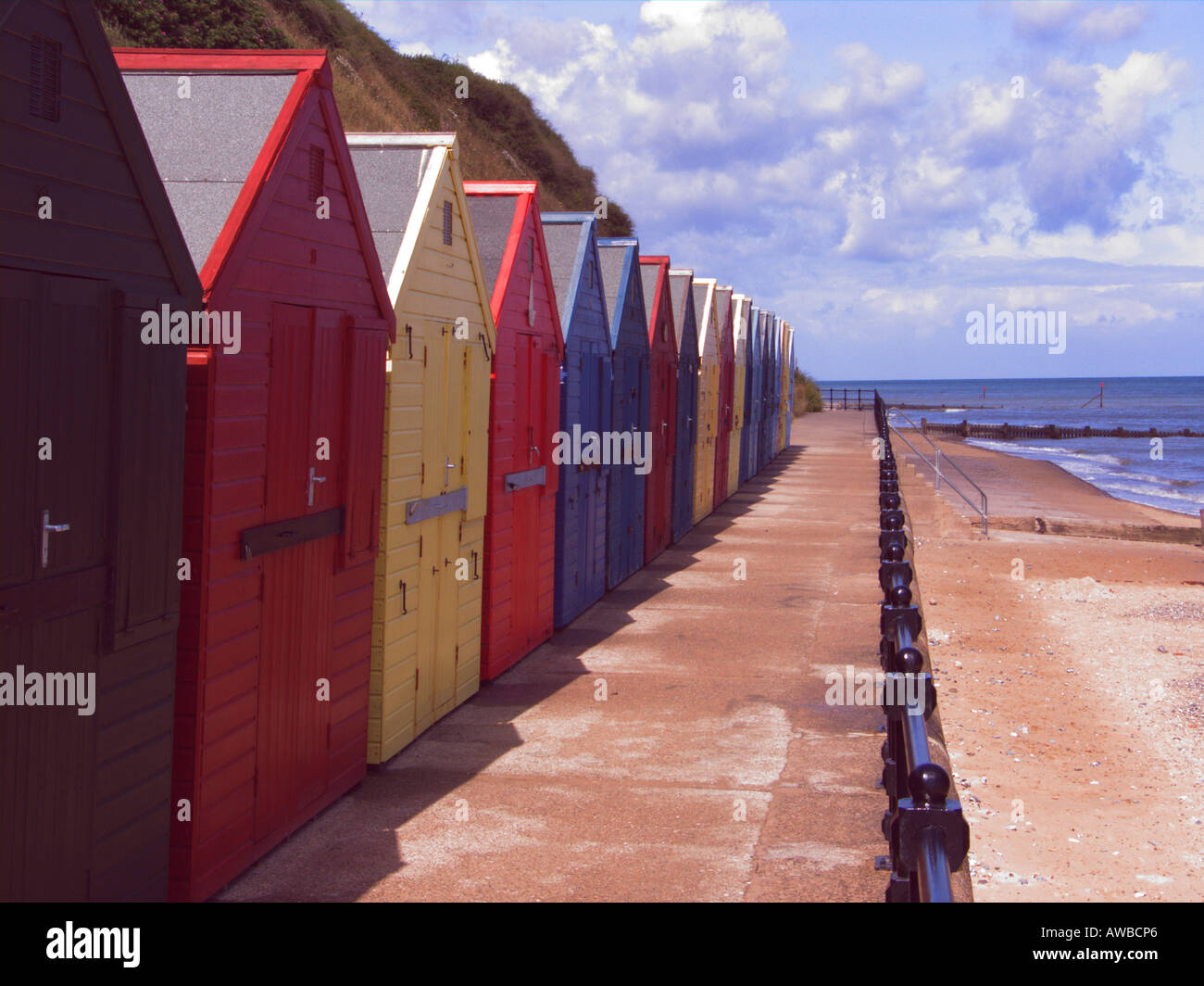 Mundesley beach huts norfolk hi-res stock photography and images - Alamy