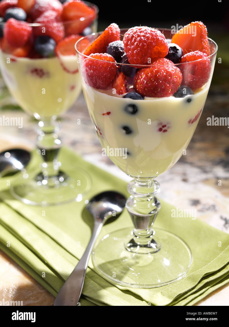 Mid summer berries pudding hi-res stock photography and images - Alamy