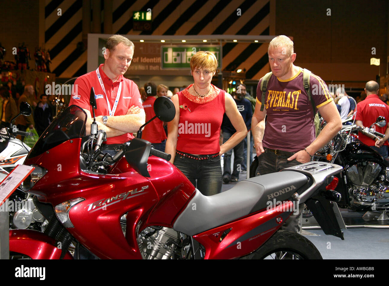 People at NEC Bike show Stock Photo - Alamy