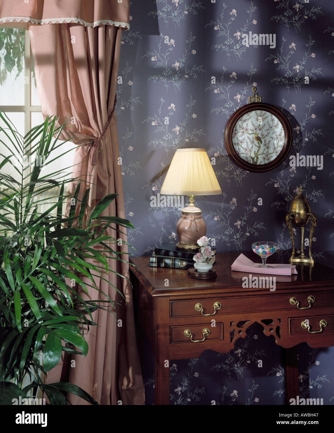 room interior home office writers writing desk Stock Photo - Alamy