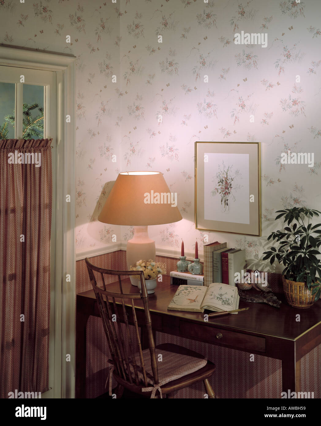 room interior writing writers desk Stock Photo - Alamy