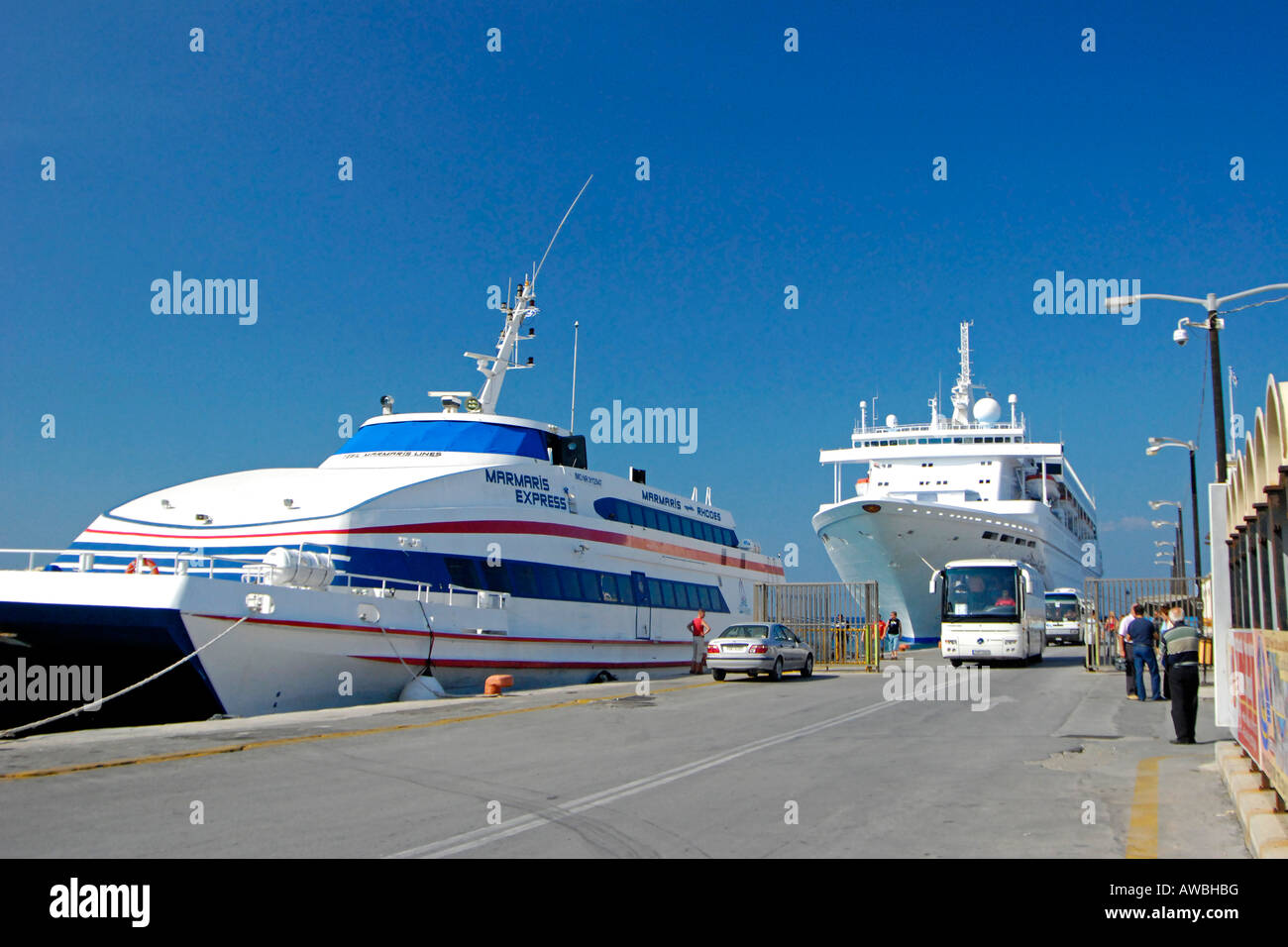 Marmaris rhodes ferry hi-res stock photography and images - Alamy
