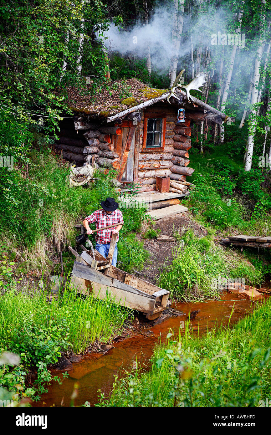 Gold panning hi-res stock photography and images - Alamy