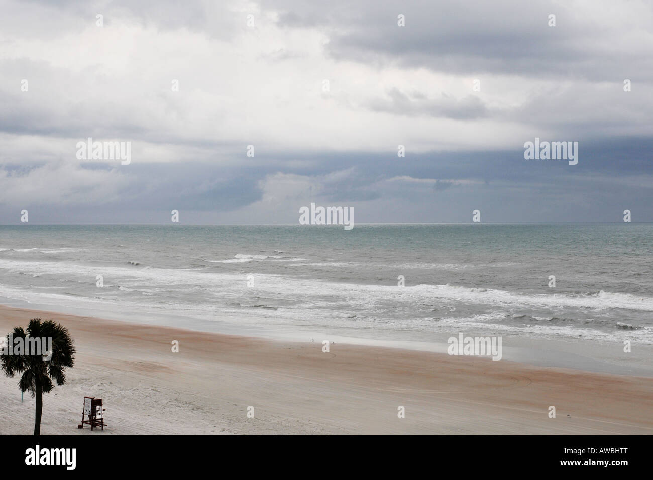A beach scene in Daytona Beach, Florida, United States of America Stock ...