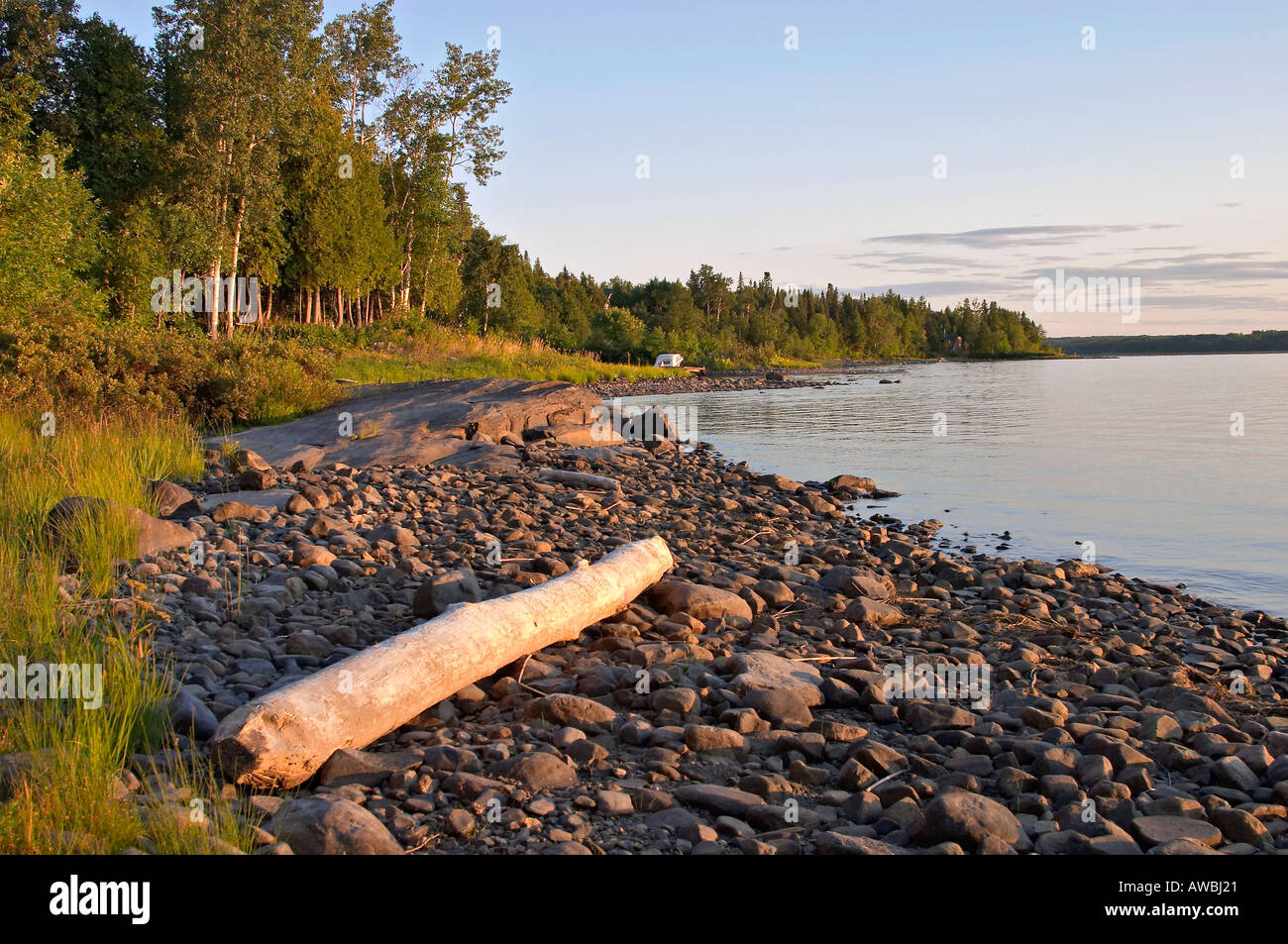 Landscape Abitibi Quebec Canada Stock Photo - Alamy