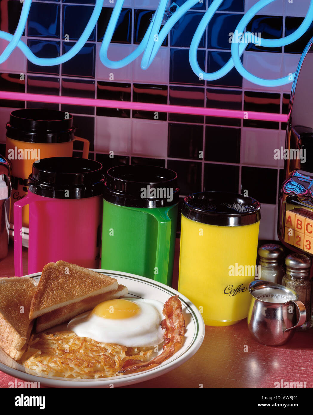 good morning breakfast plate one fried egg sunny side up hash brown ...