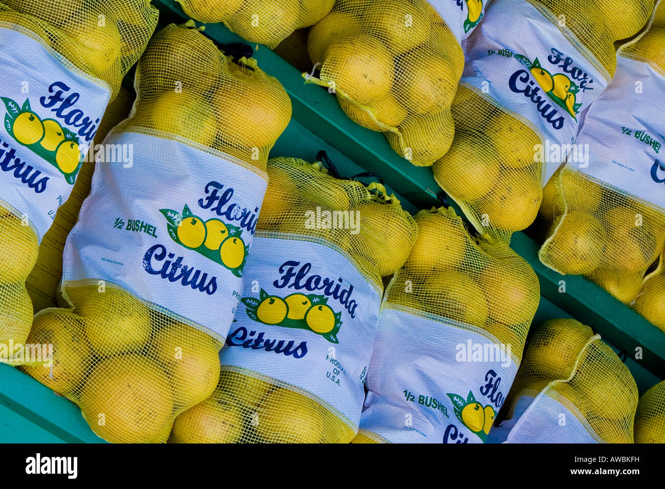 Fresh Florida Citrus Sold at a Roadside Stand Stock Photo - Alamy