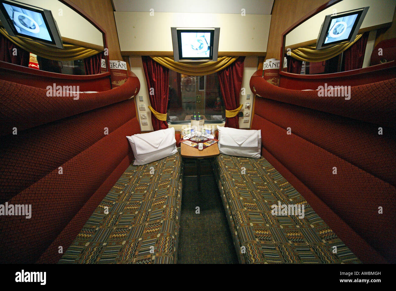 Russia, Moscow, Leningradskiy Station, Twin Room, Overnight Express ...