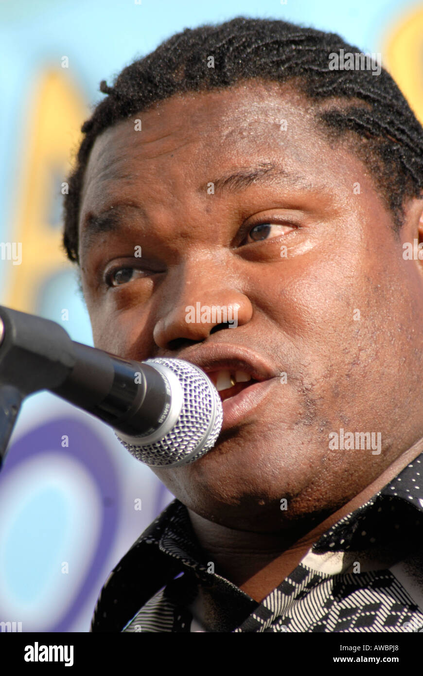 South African opera star Siphiwo Ntshebe performing at the Belsize Park ...