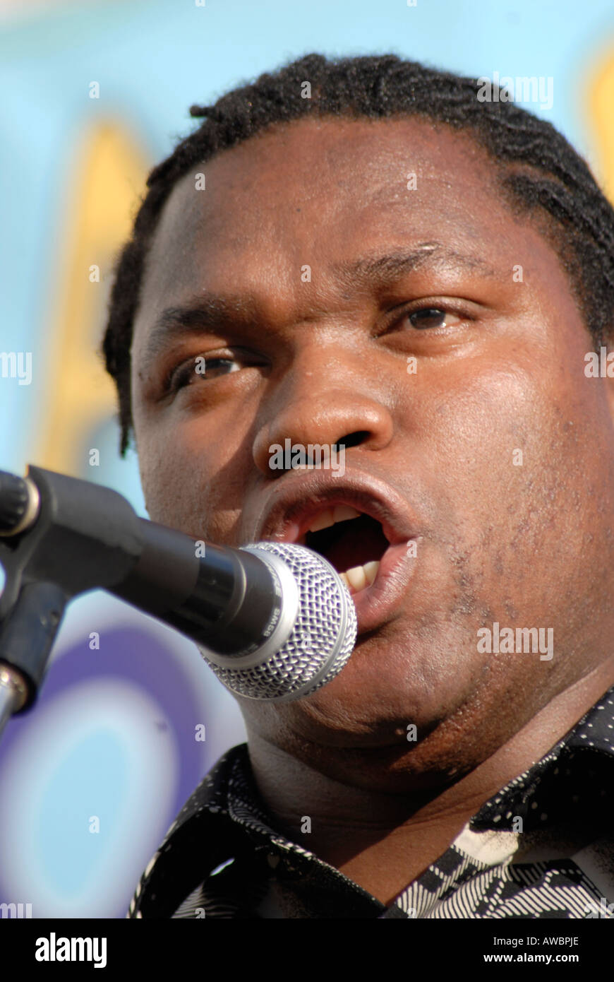 South African opera star Siphiwo Ntshebe performing at the Belsize Park ...