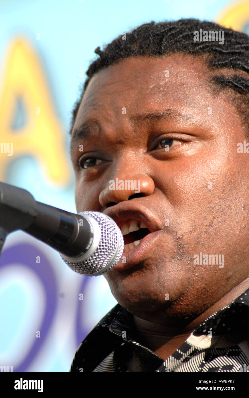 South African opera star Siphiwo Ntshebe performing at the Belsize Park ...