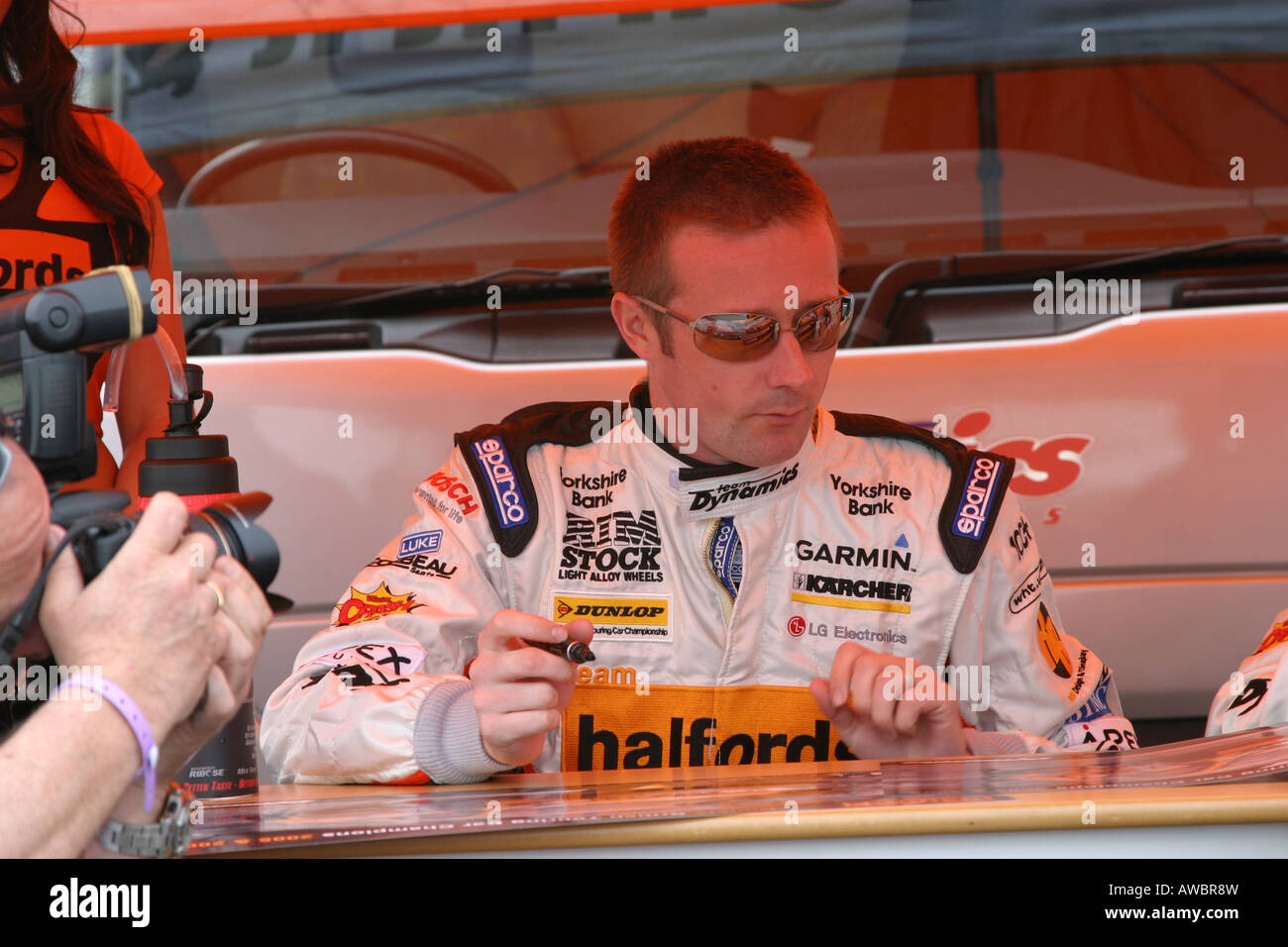 Gordon Sheddon BTCC touring car driver Stock Photo - Alamy