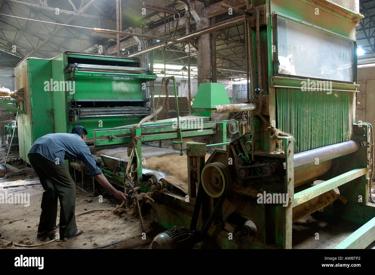 Coir Processing Stock Photos & Coir Processing Stock Images - Alamy