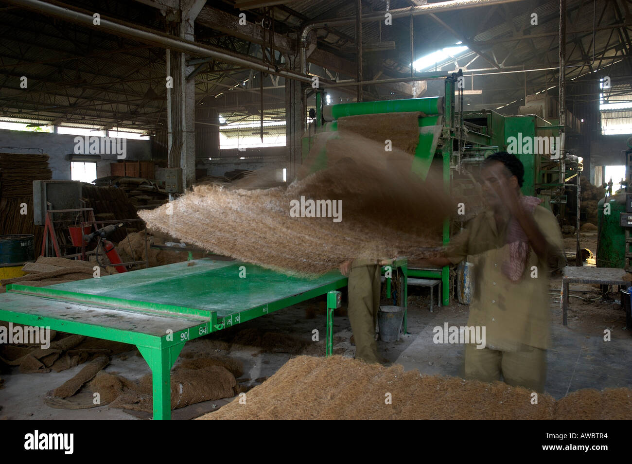 Alappuzha coir industry hi-res stock photography and images - Alamy