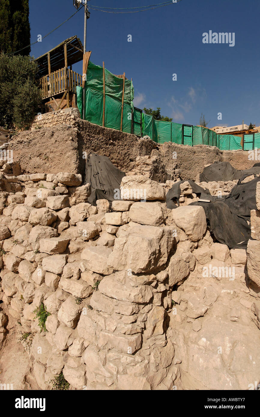 Jerusalem Israel the City of David Stock Photo - Alamy