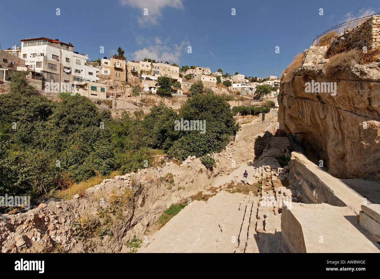 Jerusalem Israel The City of David the biblical Pool of Siloam built in ...