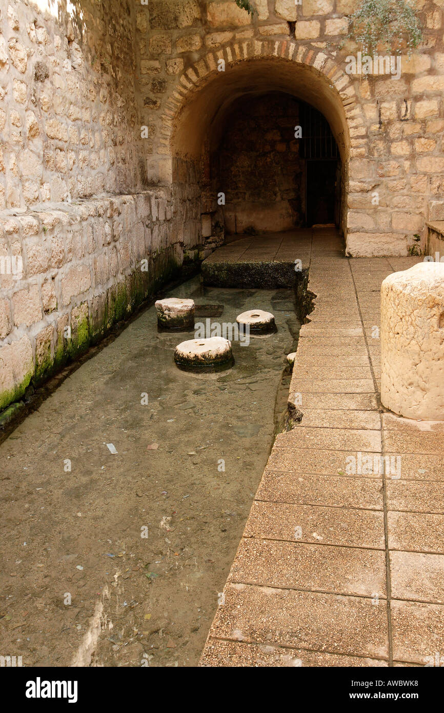 Jerusalem Israel The City of David the Pool of Siloam dates from 5th ...