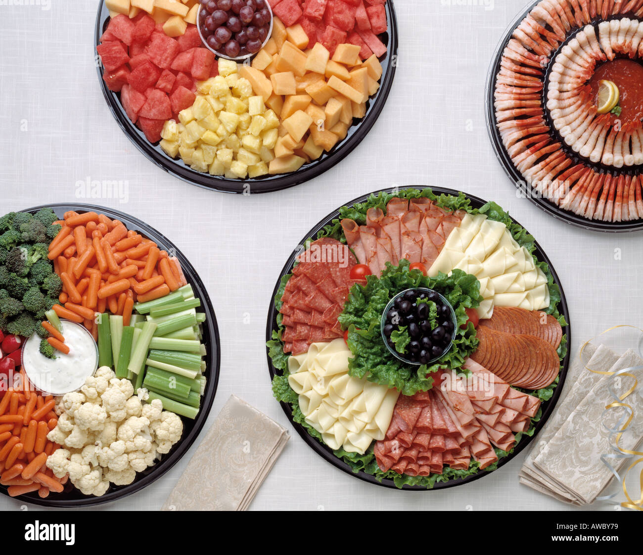 shrimp platter hearty Italian fresh fruit garden fresh vegetables great ...